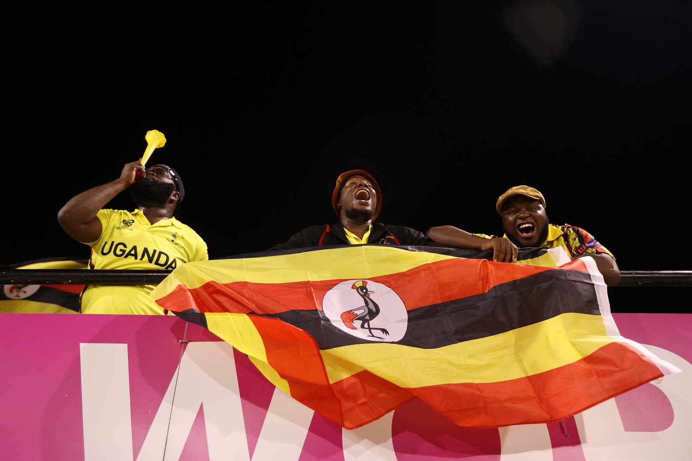 Uganda fans show their support for the team | ESPNcricinfo.com
