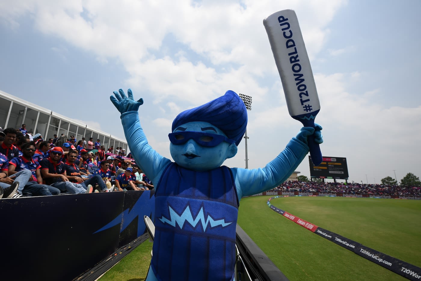 A mascot has some fun during the game | ESPNcricinfo.com