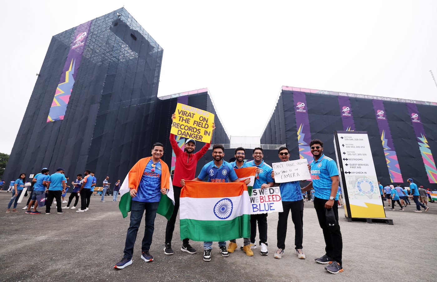 Fans arrive for India's first game at the T20 World Cup | ESPNcricinfo.com