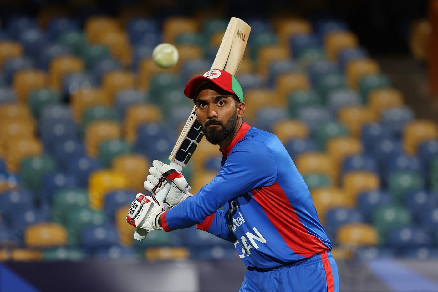 Pratik Athavale warms up ahead of the game against Australia ...