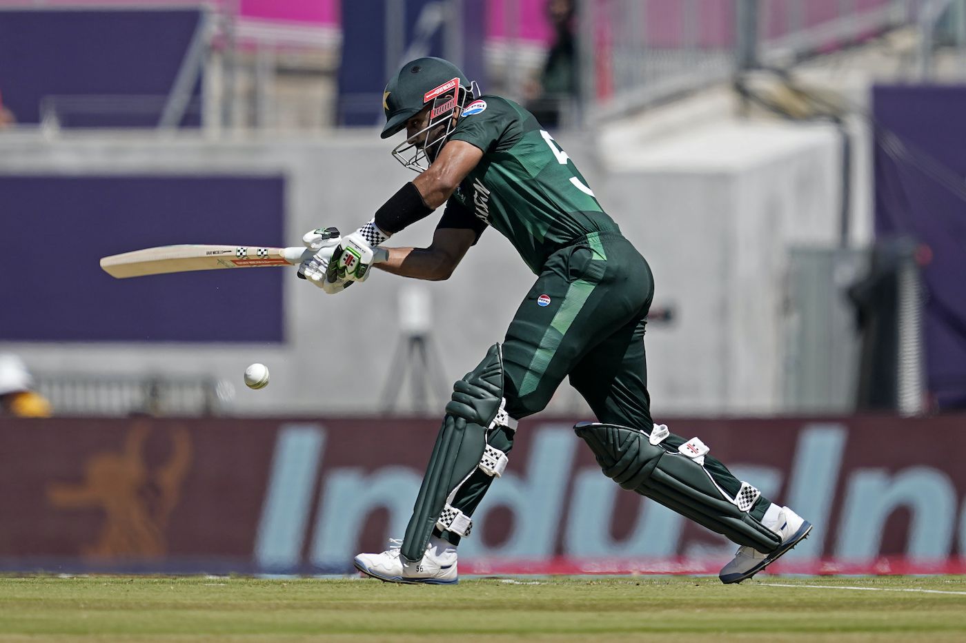 Babar Azam never really got going and finished with a 43-ball 44 ...