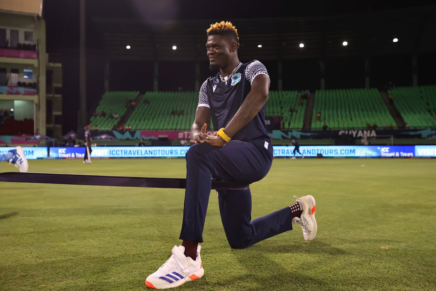 Alzarri Joseph gets ready to spearhead the West Indies attack ...