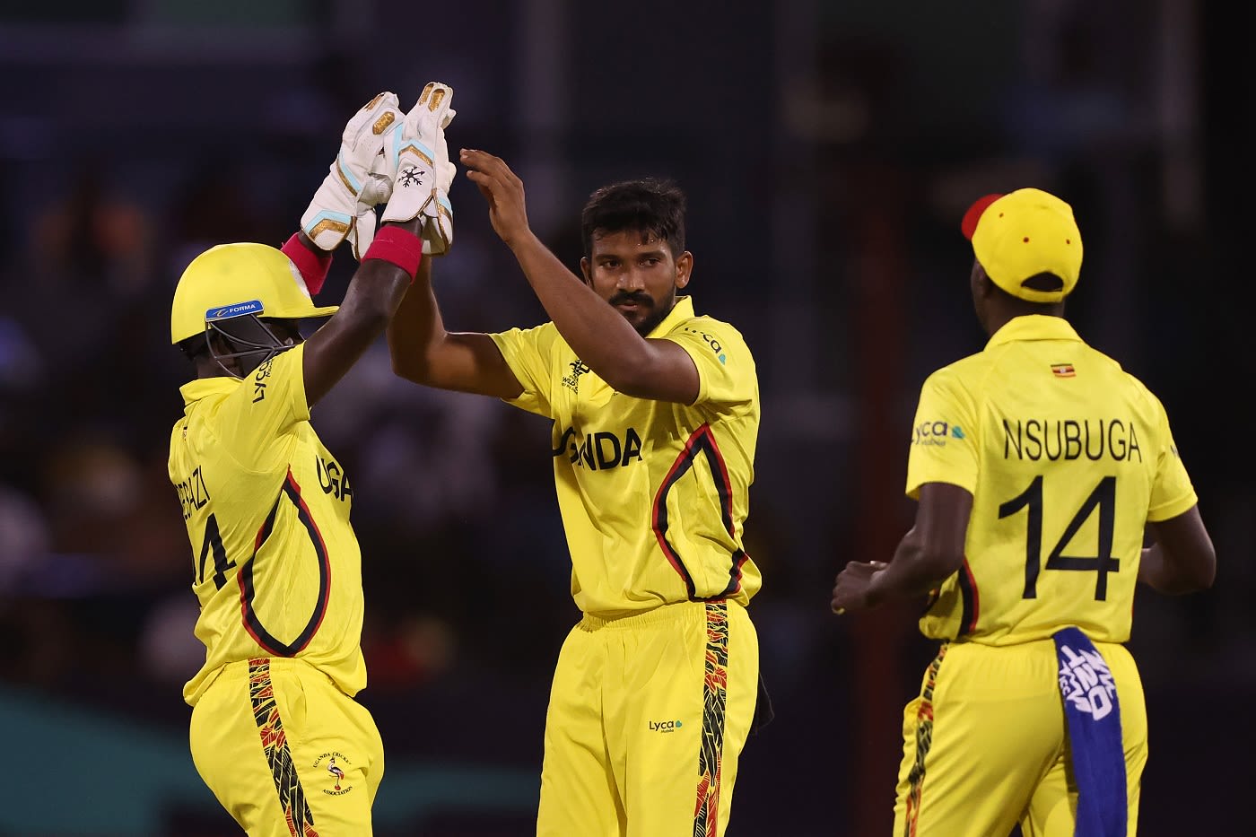 Alpesh Ramjani provided Uganda the breakthrough in the powerplay ...