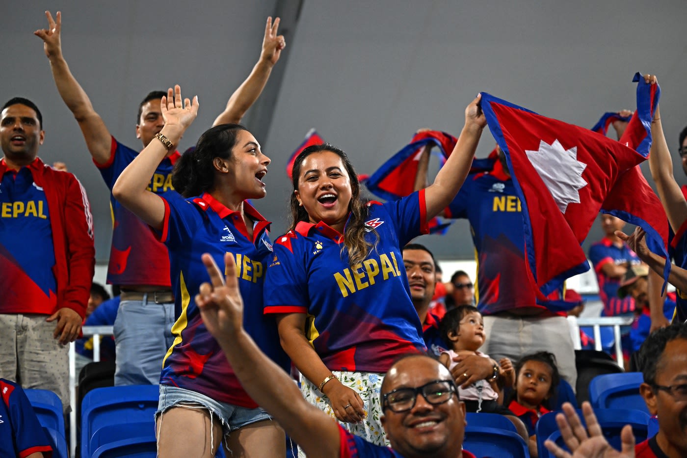 Nepal fans showed up to support their team but it was a washout | ESPNcricinfo.com