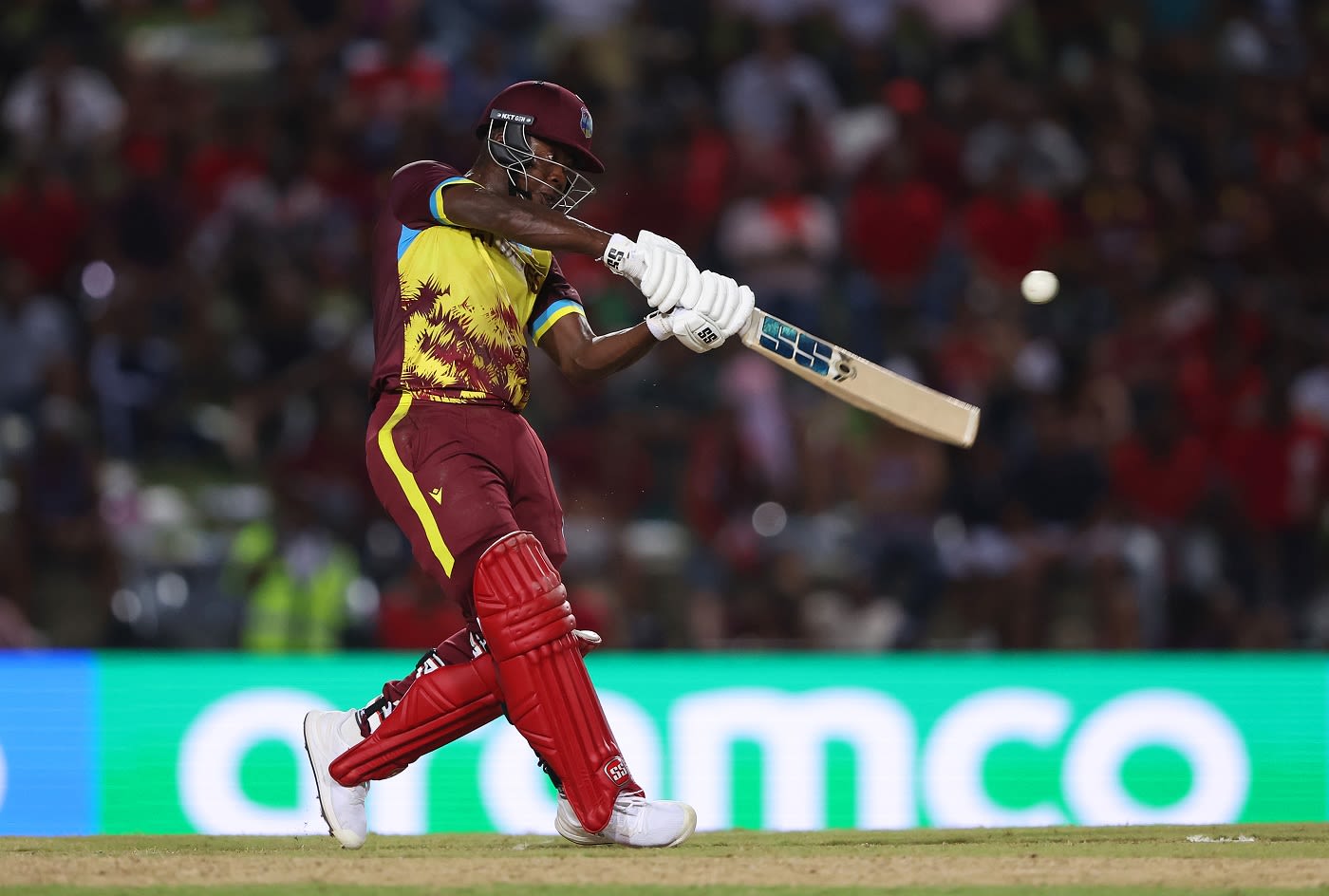 Sherfane Rutherford peppered the on-side boundary | ESPNcricinfo.com