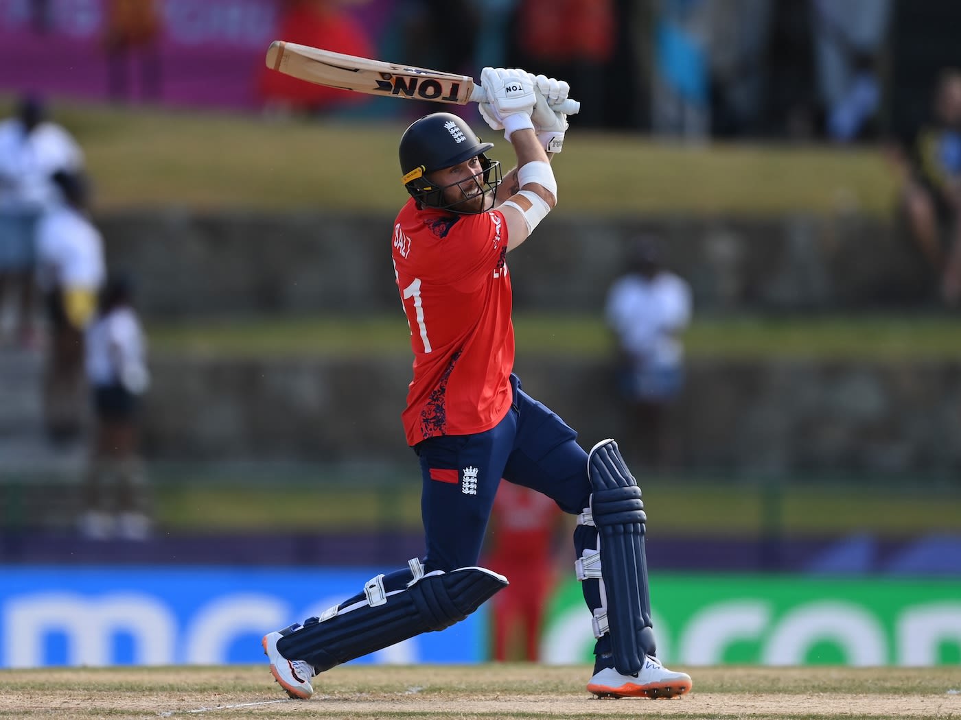 Phil Salt hit the first two balls of England's innings for six ...