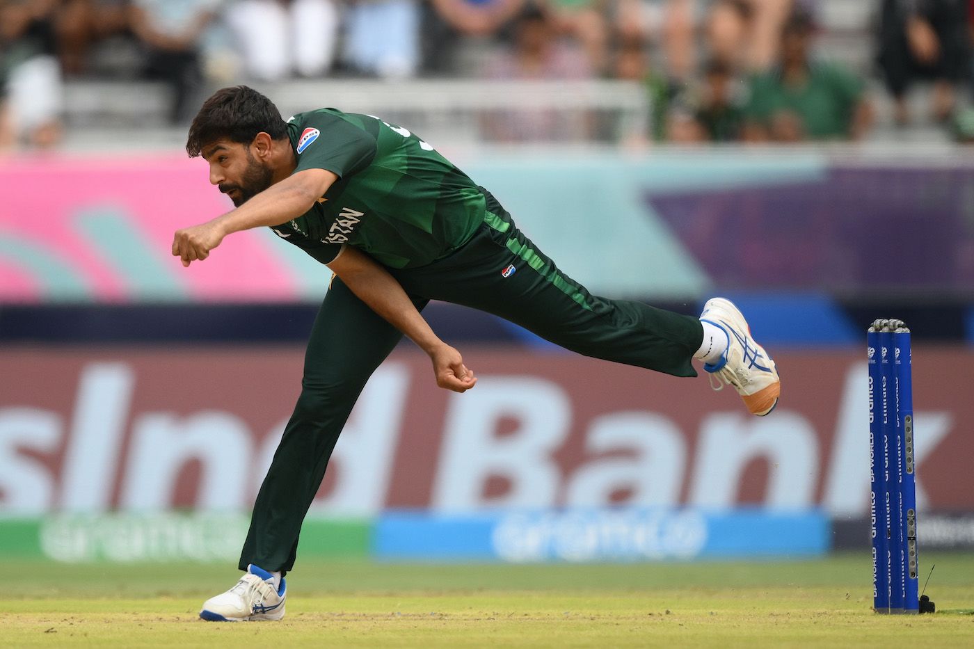 Haris Rauf in action | ESPNcricinfo.com