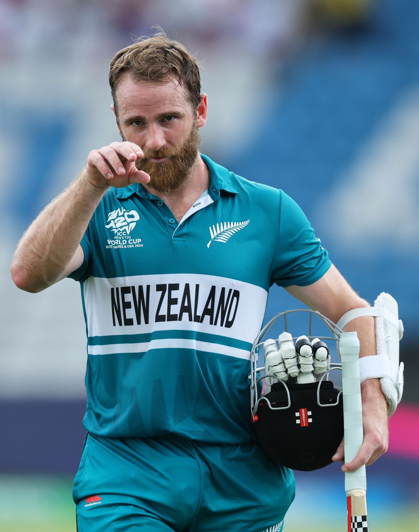 Kane Williamson was not at his most fluent, but got the job done ...