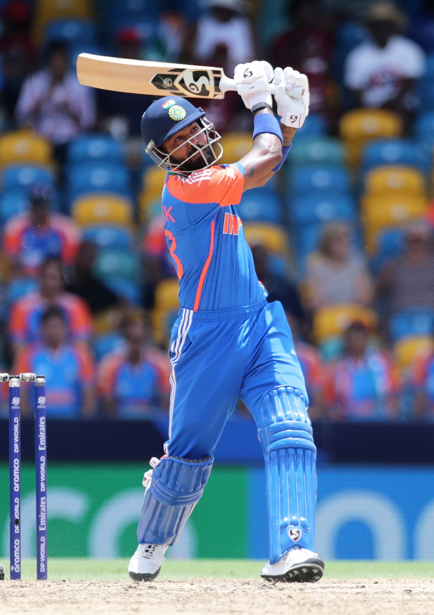 Hardik Pandya started playing his shots after taking time to settle ...