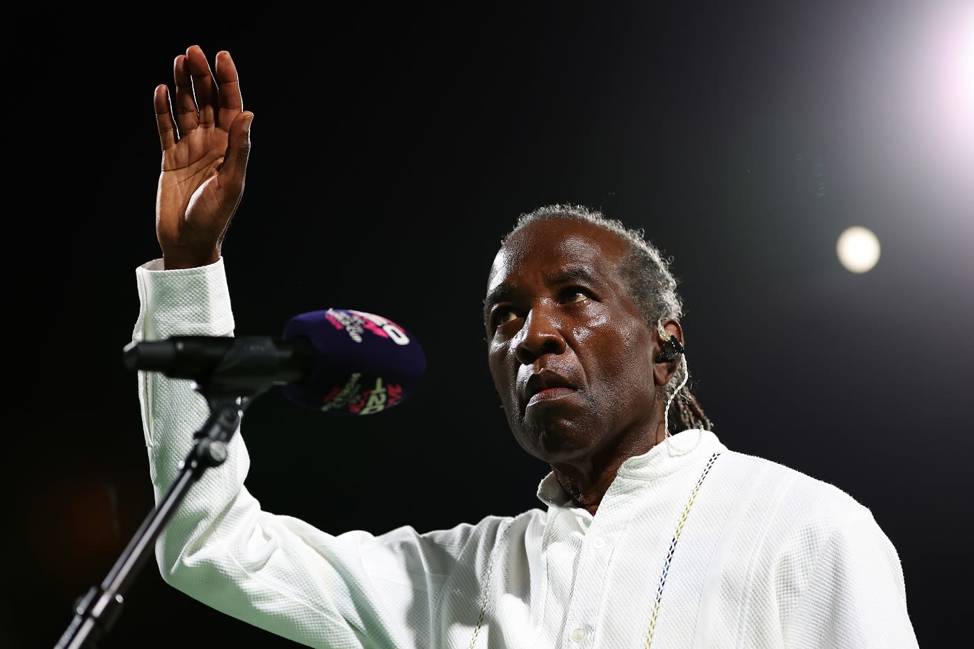 David Rudder, who wrote the anthem, sang "Rally 'Round the West Indies ...