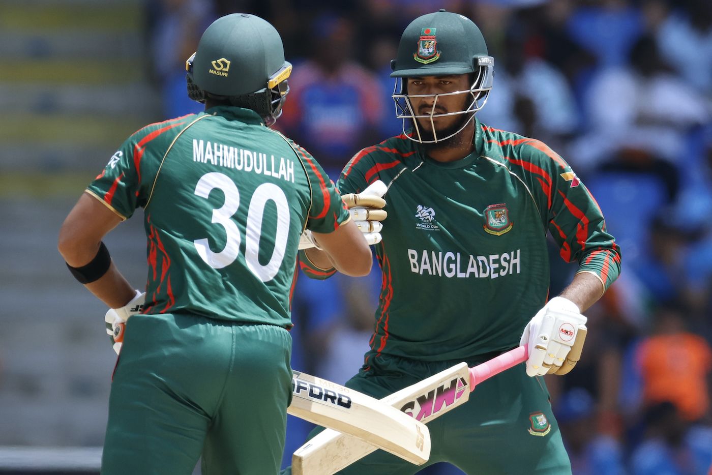 Rishad Hossain made a 10-ball 24 including a four and three sixes ...