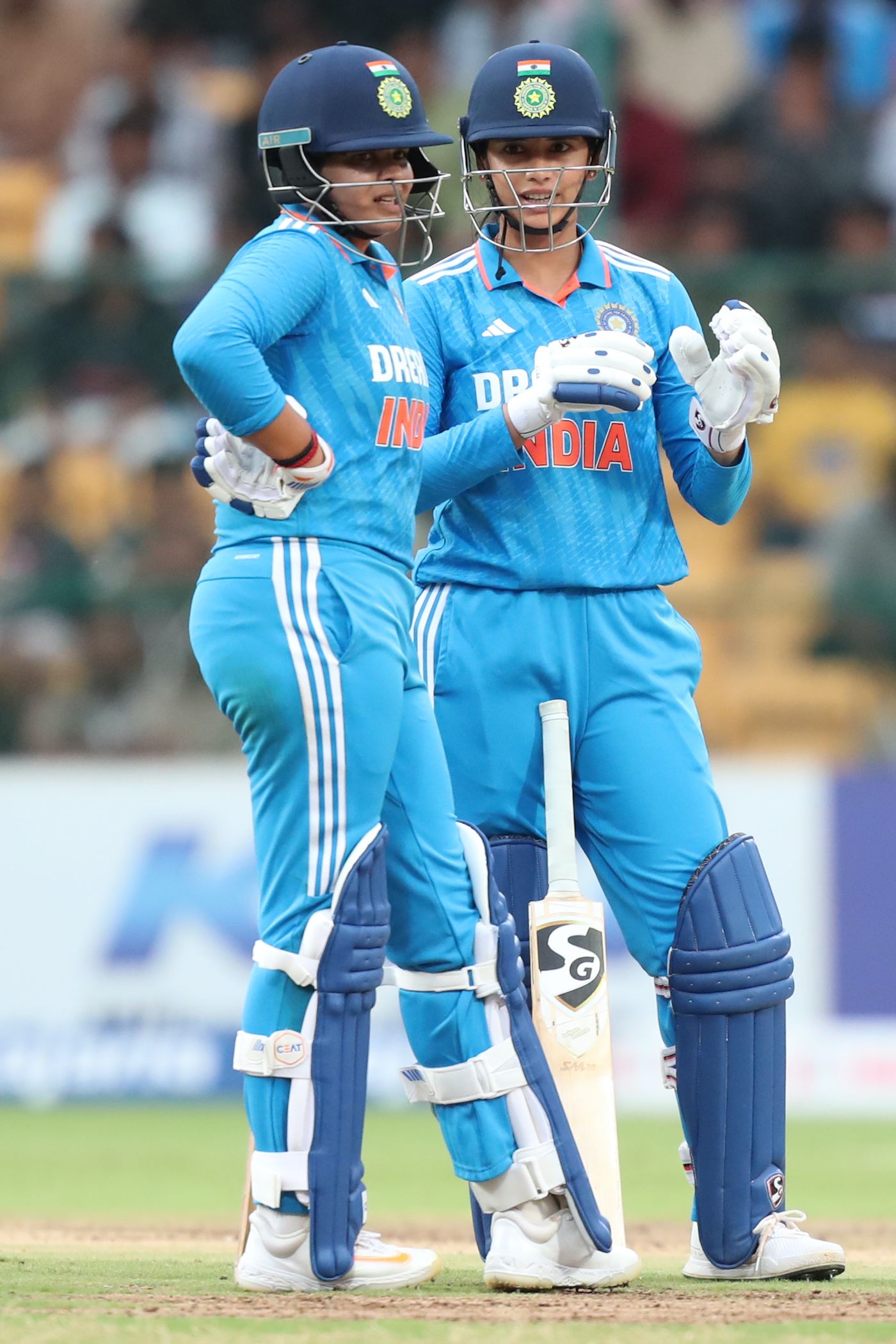 Shafali Verma and Smriti Mandhana brought up their fifty stand in the ...