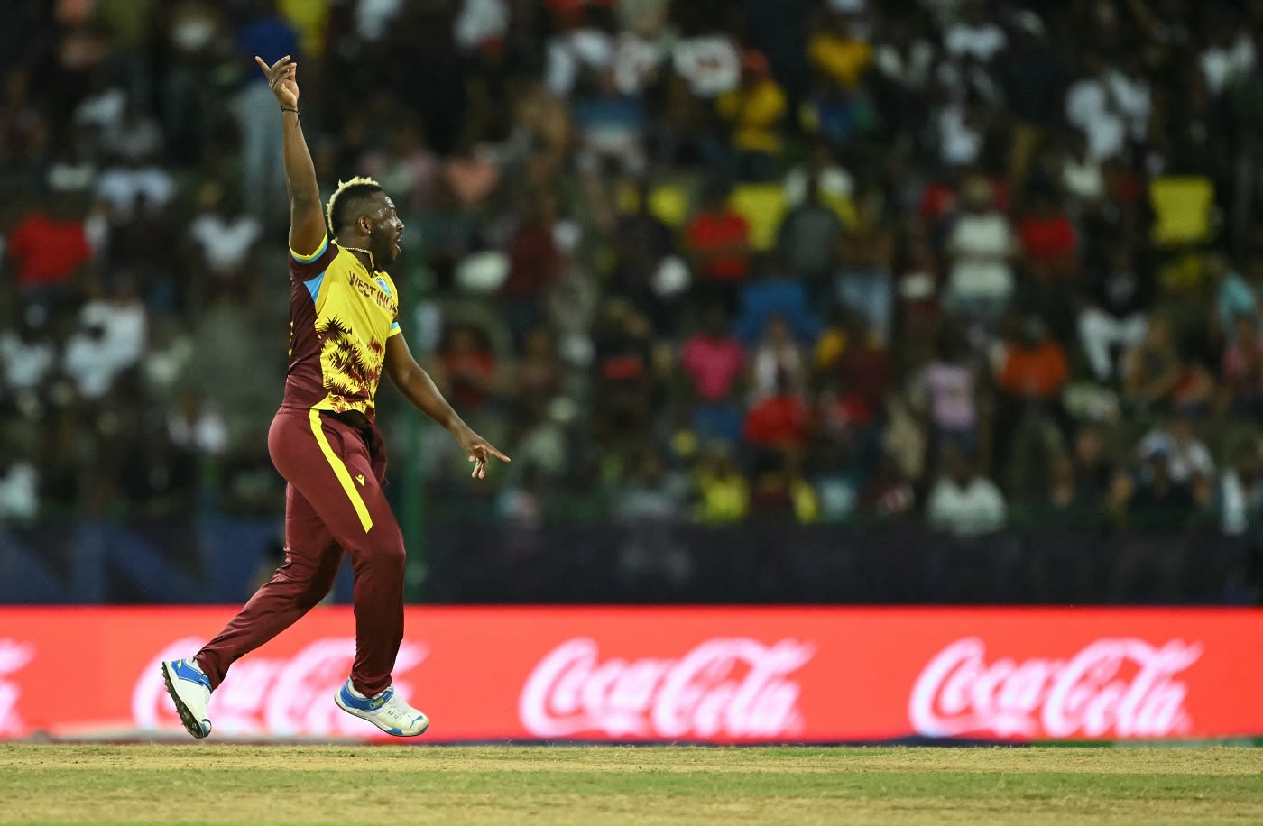 Andre Russell celebrates Reeza Hendricks' dismissal | ESPNcricinfo.com