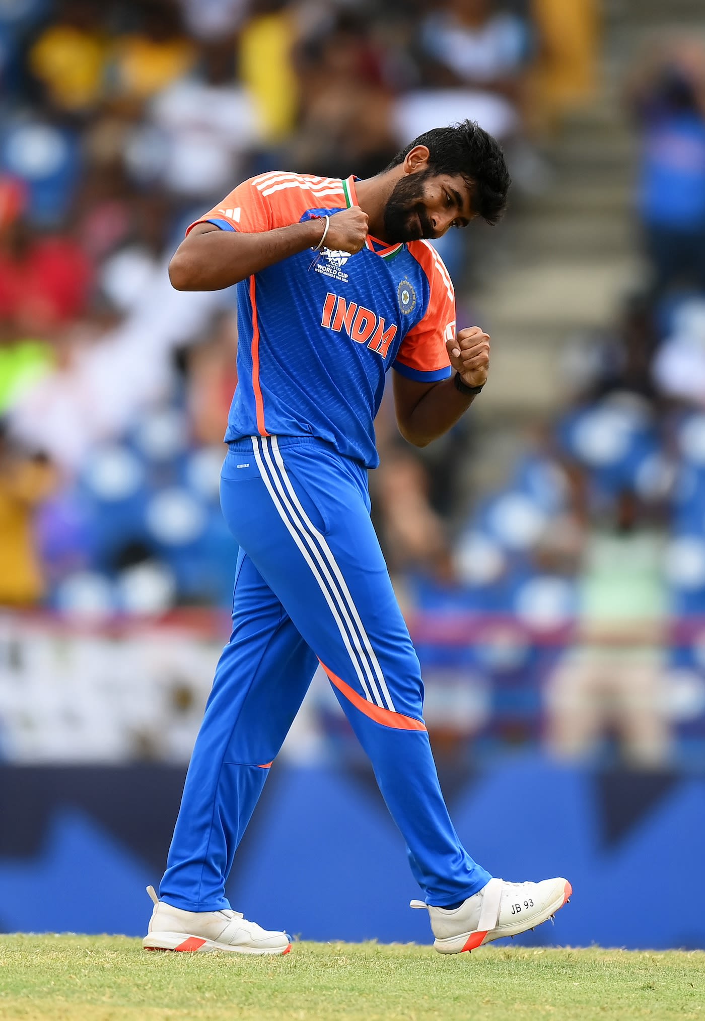 Jasprit Bumrah - on the job when the big wicket needed taking ...