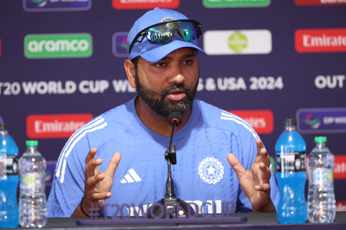 Rohit Sharma at a press conference | ESPNcricinfo.com