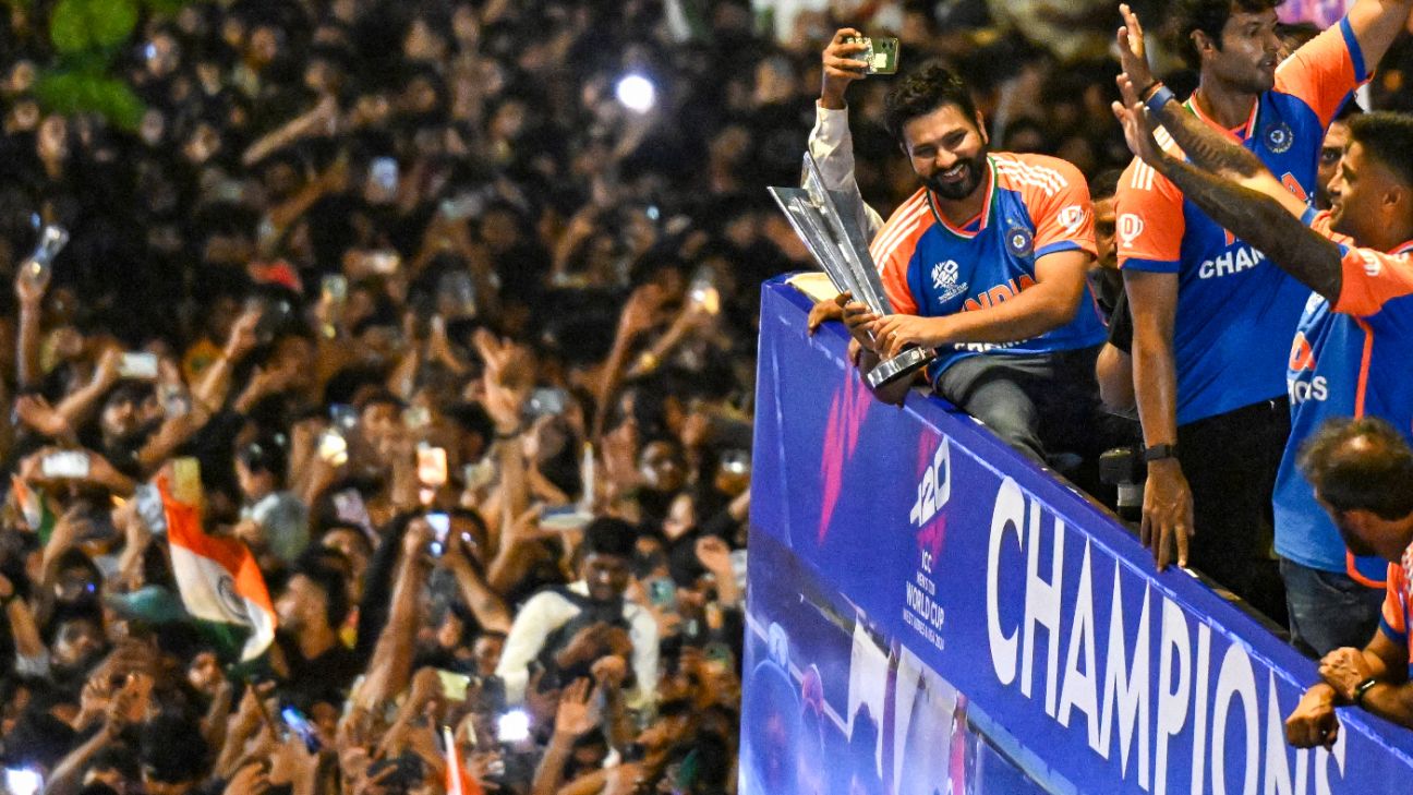 T20 World Cup 2024 - Mumbai turns on a celebration for India's ...