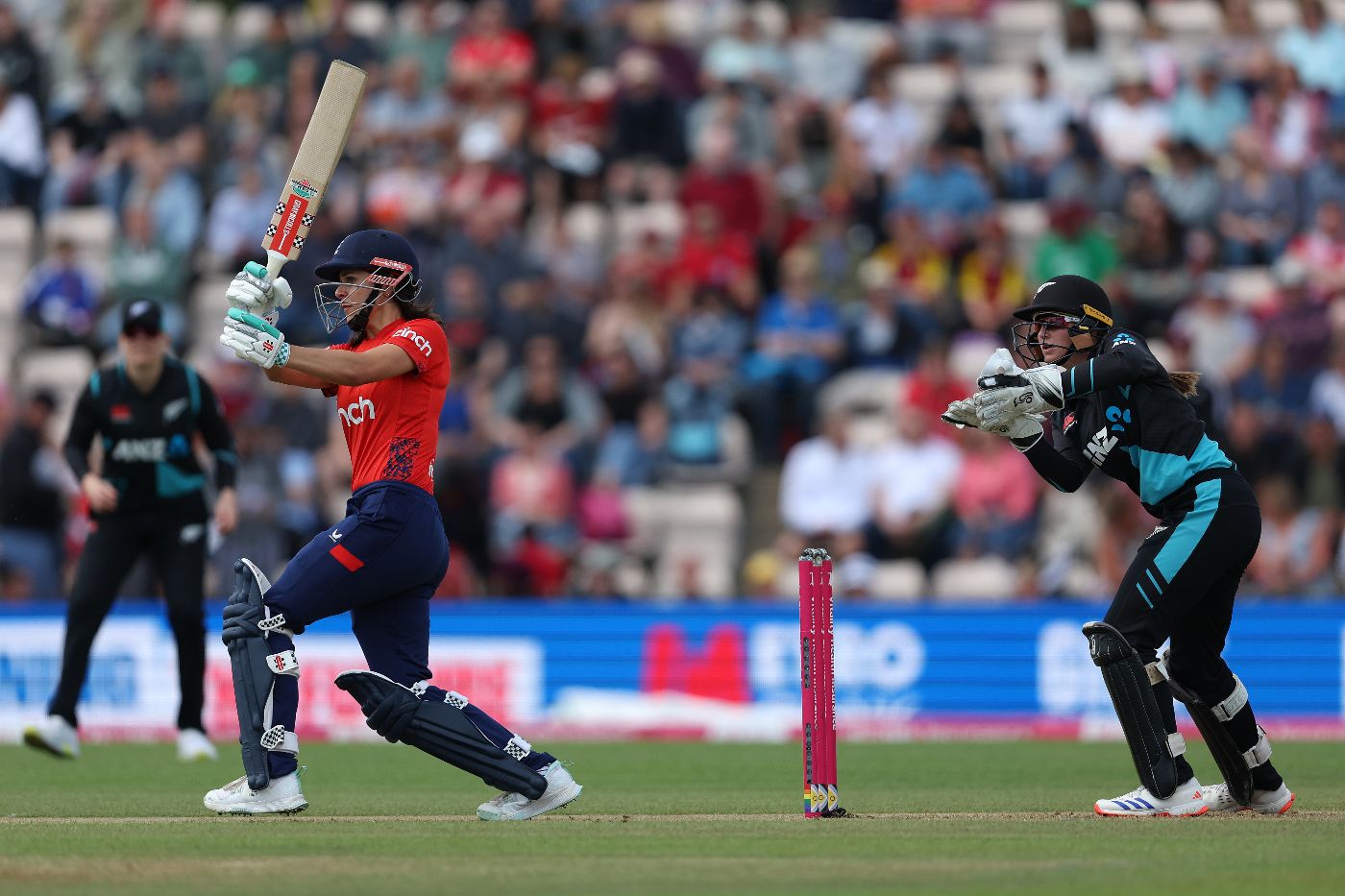 Maia Bouchier hits over the top in the first T20I | ESPNcricinfo.com