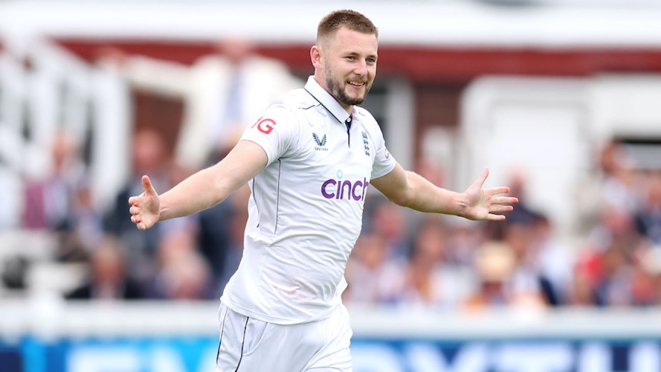 Eng vs WI Test - Gus Atkinson is England's succession plan | ESPNcricinfo