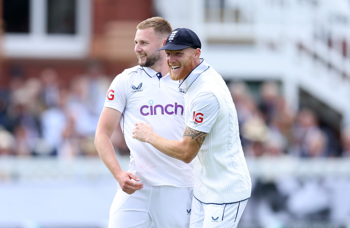 Gus Atkinson enjoys his dream first day in Test cricket with Ben Stokes ...