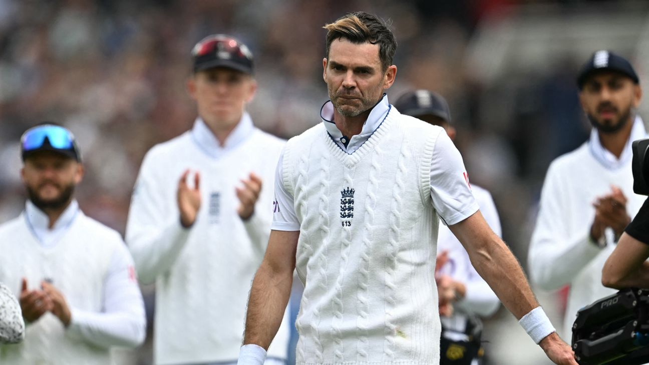 Lord's Test - Eng vs WI - James Anderson embraces Gus Atkinson after ...