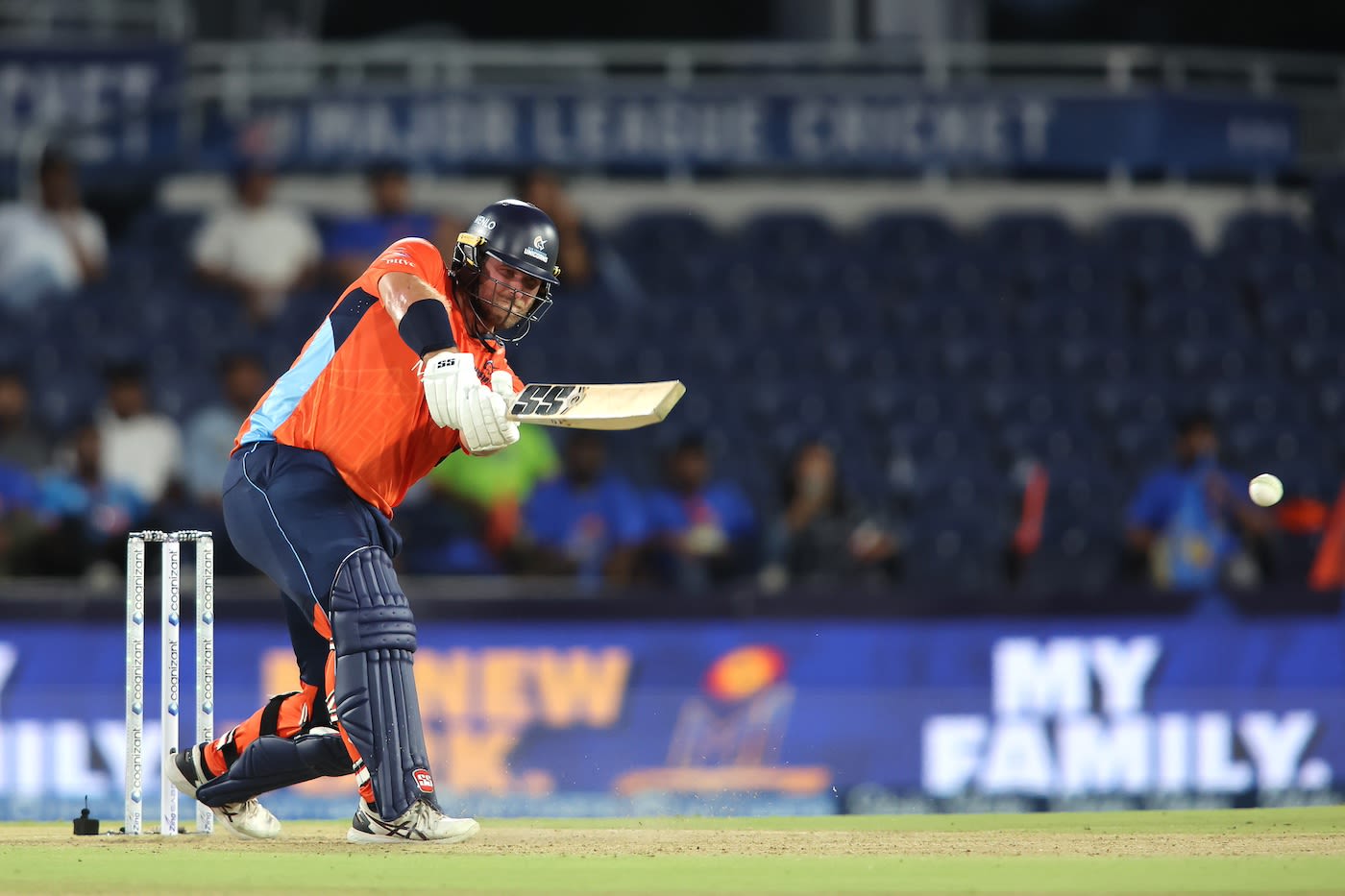 Corey Anderson drills the ball down the ground | ESPNcricinfo.com
