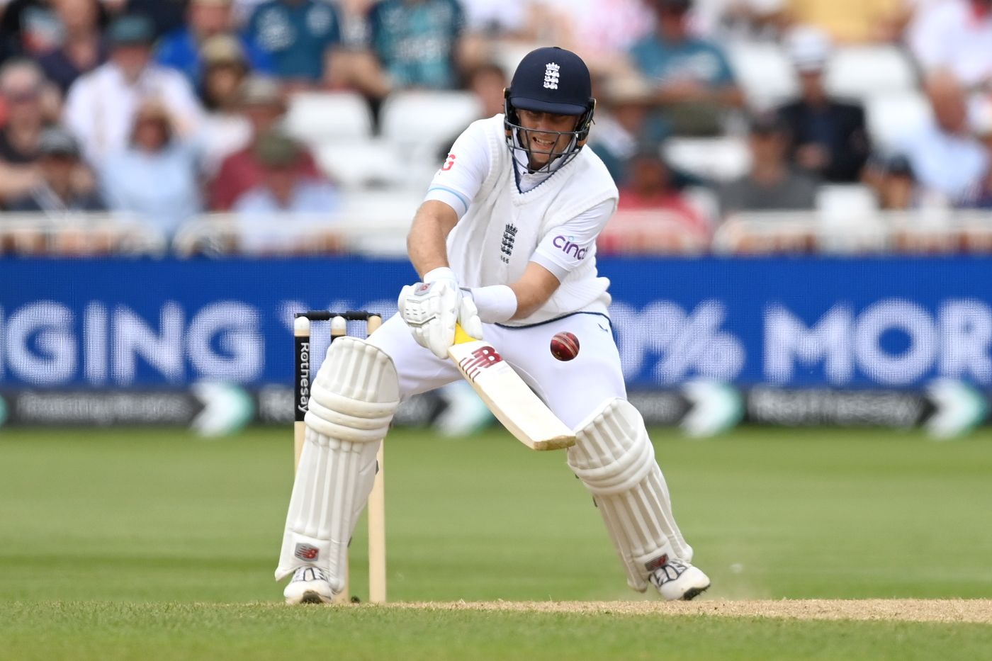 Joe Root unfurled his trademark scoop shot for the first time this ...