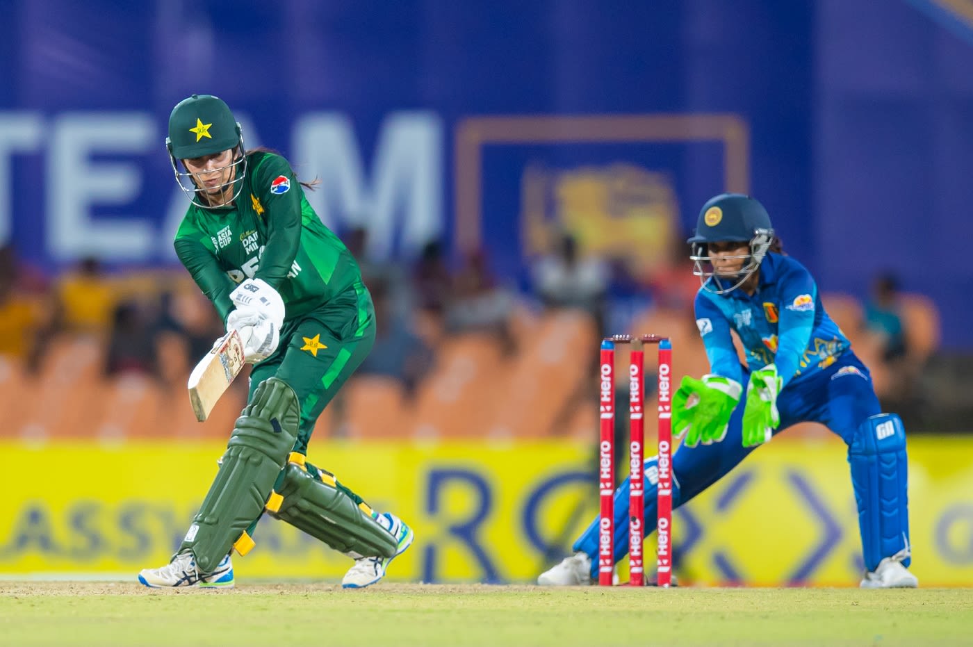 Aliya Riaz struck an unbeaten 16 off 15 to help Pakistan end their ...