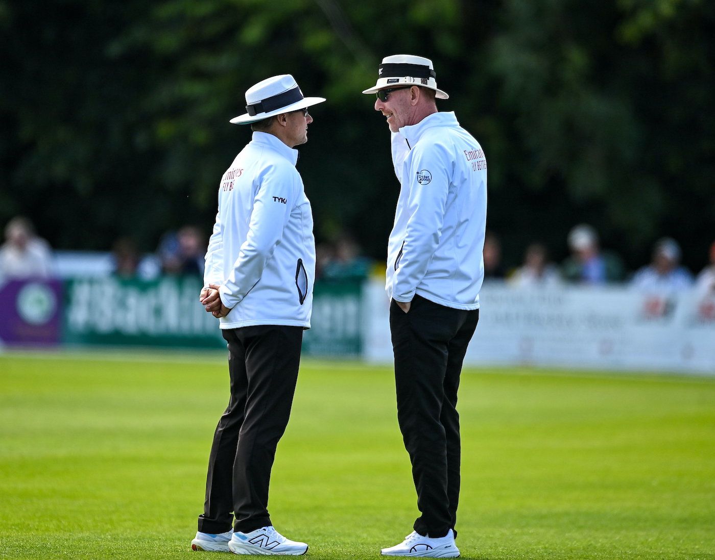 Rain kept on-field umpire Richard Kettleborough and reserve umpire ...