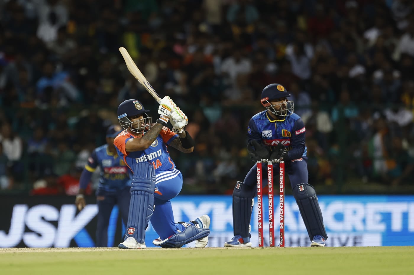 Suryakumar Yadav brought out his full range of shots in his first match as full-time captain ...