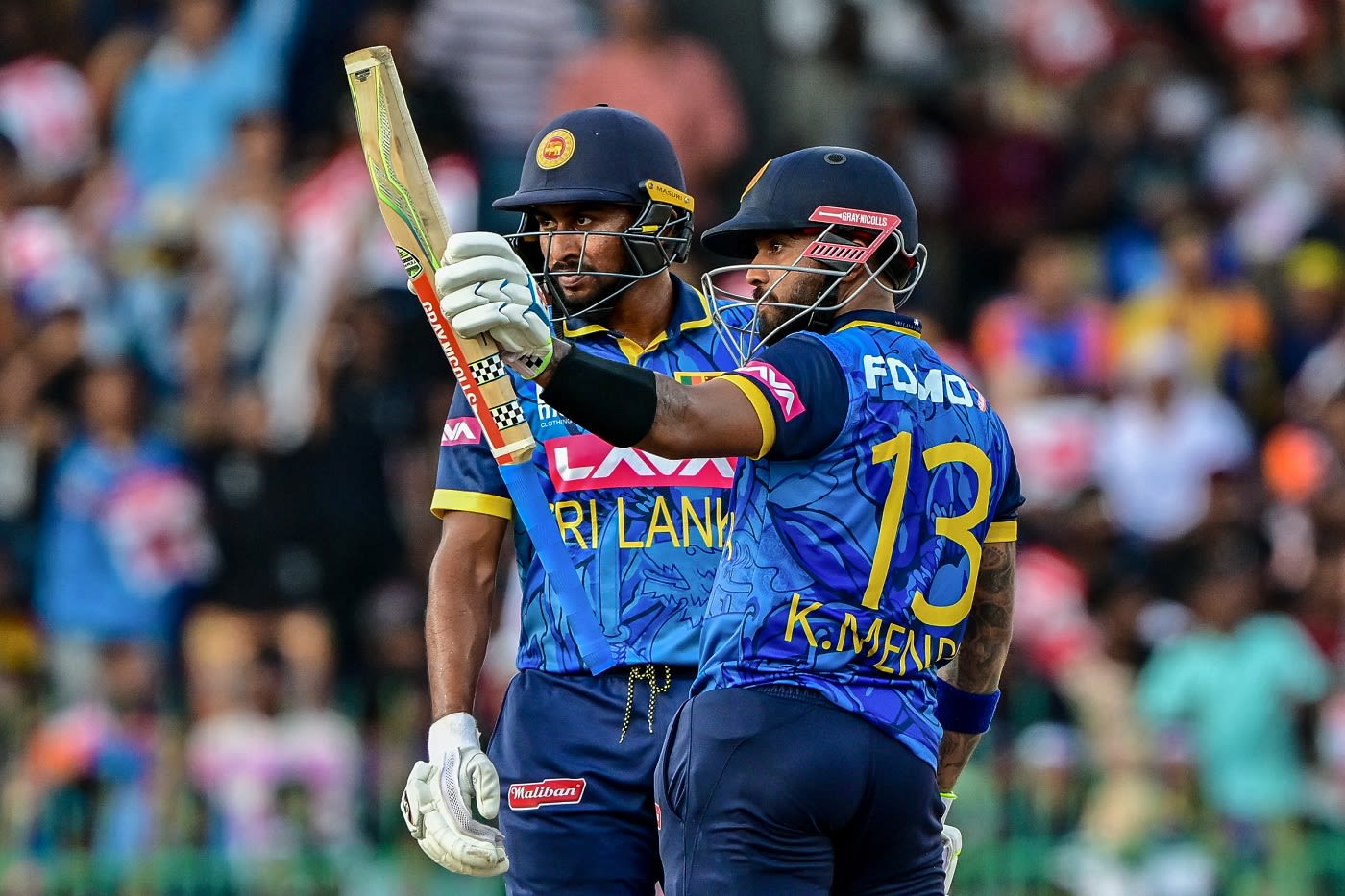 Kusal Mendis brought up his fifty late in the innings | ESPNcricinfo.com