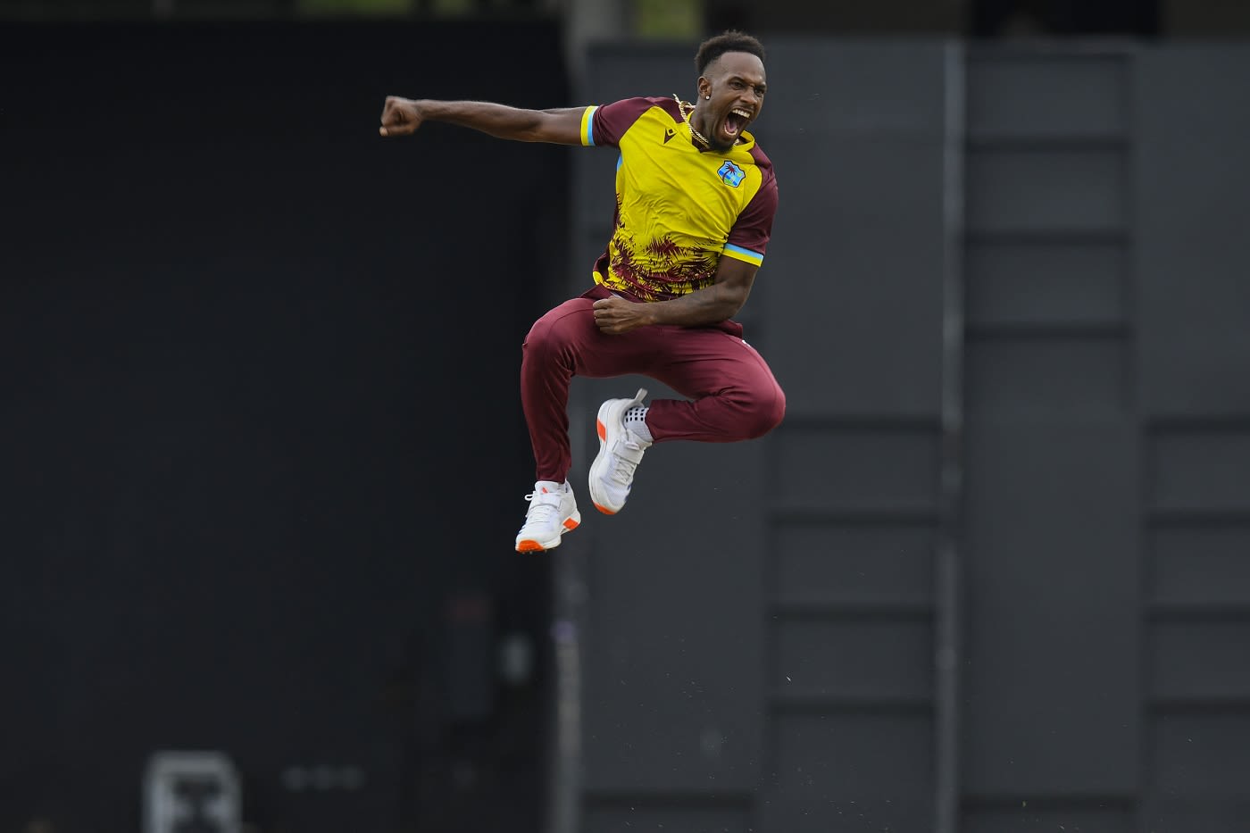 Matthew Forde leaps for joy after producing a double-strike ...