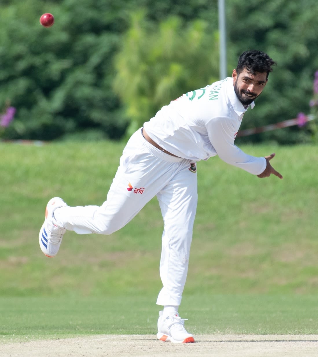 Saif Hassan bowls his offbreaks | ESPNcricinfo.com