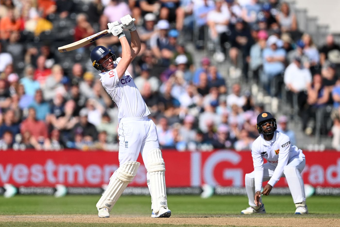 Dan Lawrence launched a huge straight six off Prabath Jayasuriya | ESPNcricinfo.com