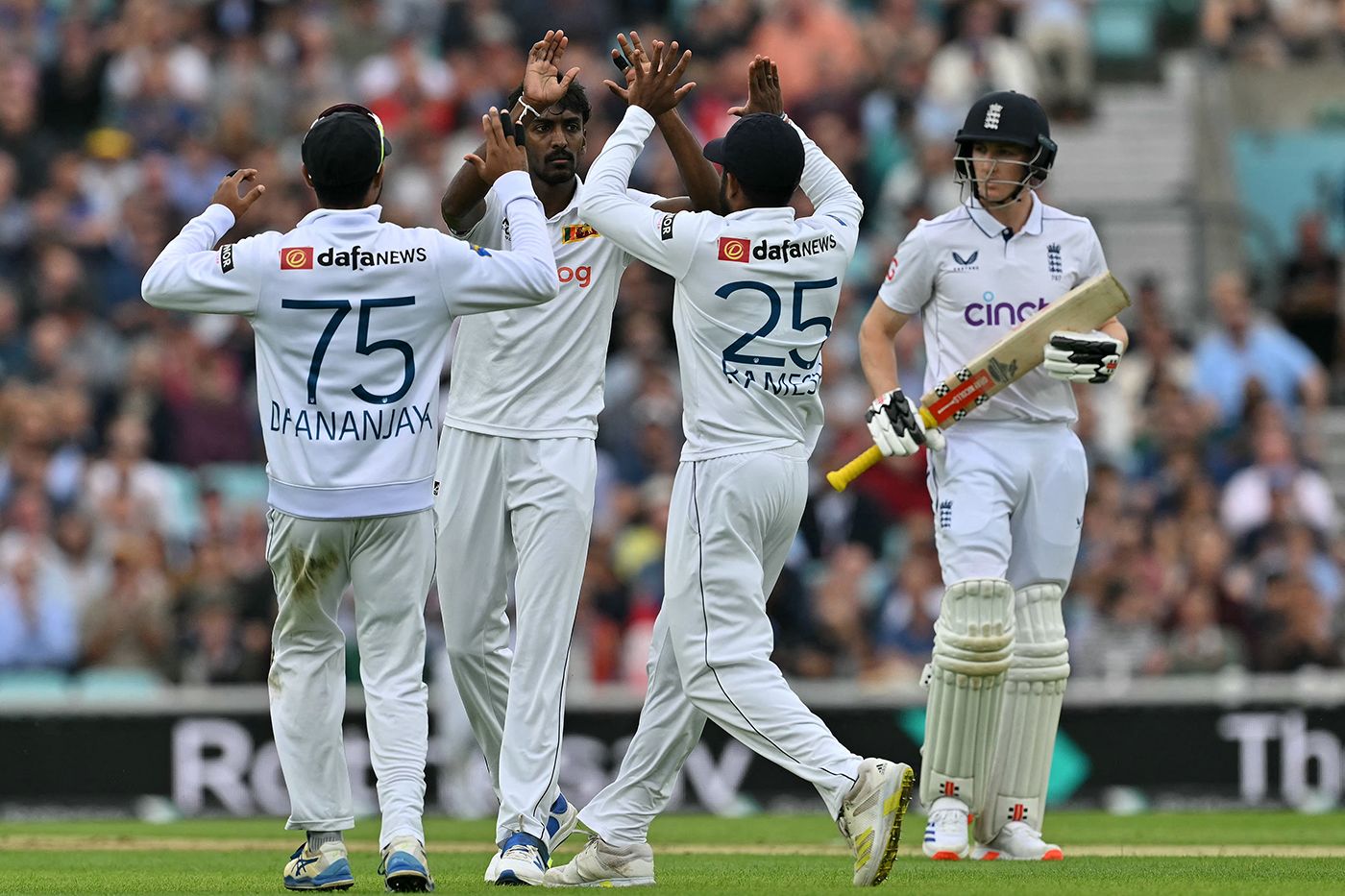 Milan Rathnayake picked up the wicket of Harry Brook | ESPNcricinfo.com