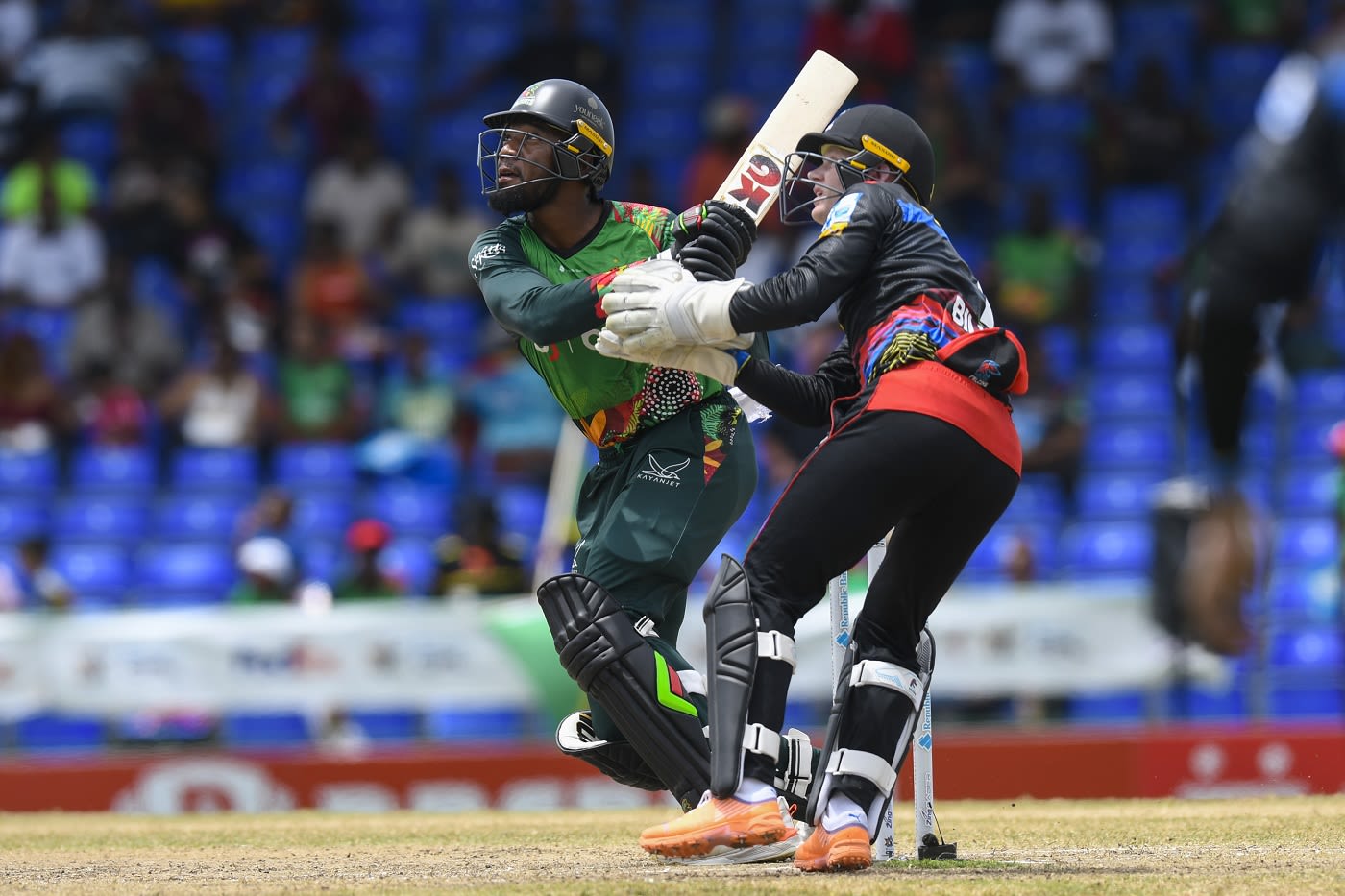 Mikyle Louis struck a superb fifty in front of his family ...