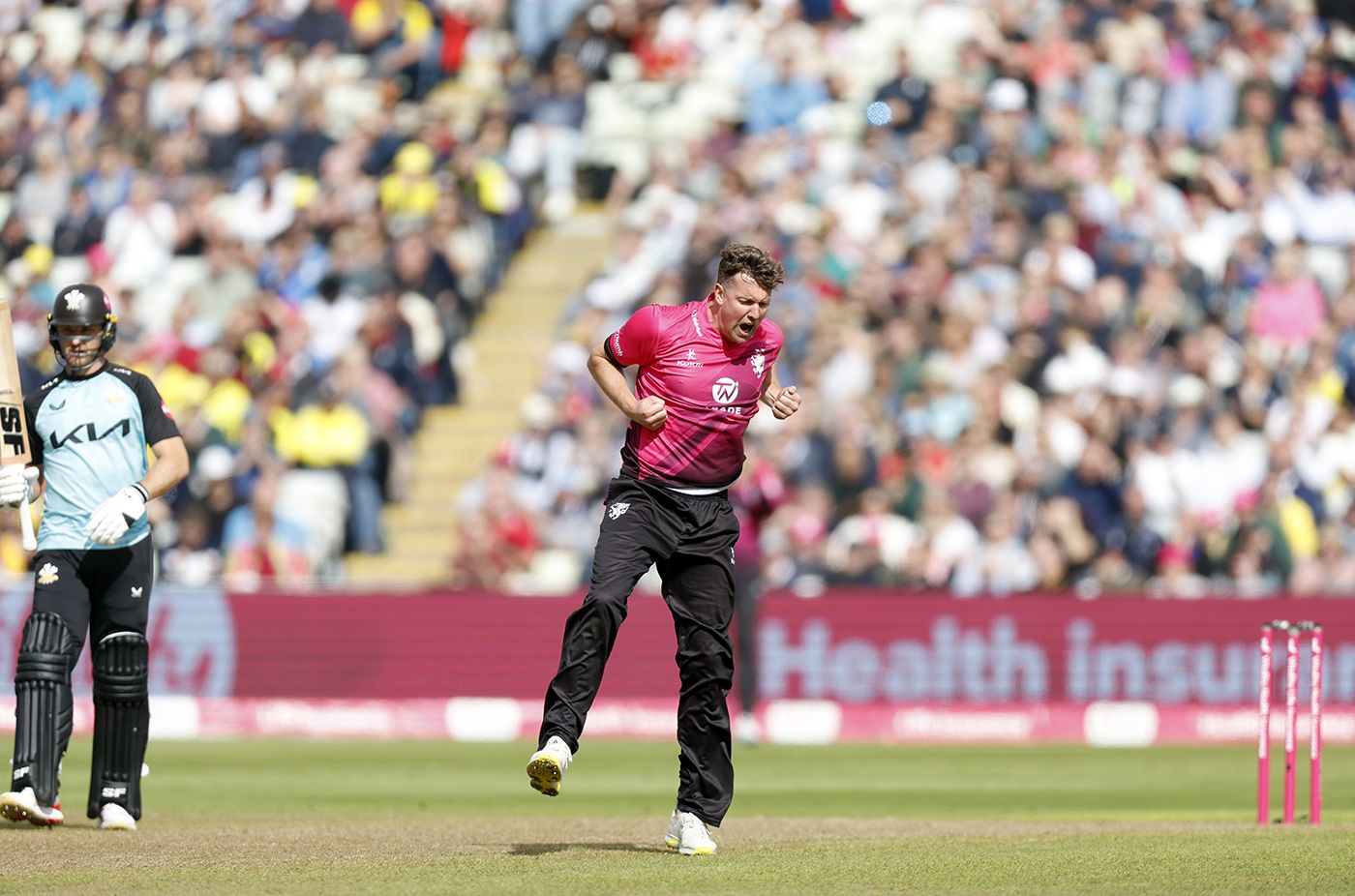 Jake Ball celebrates a breakthrough | ESPNcricinfo.com