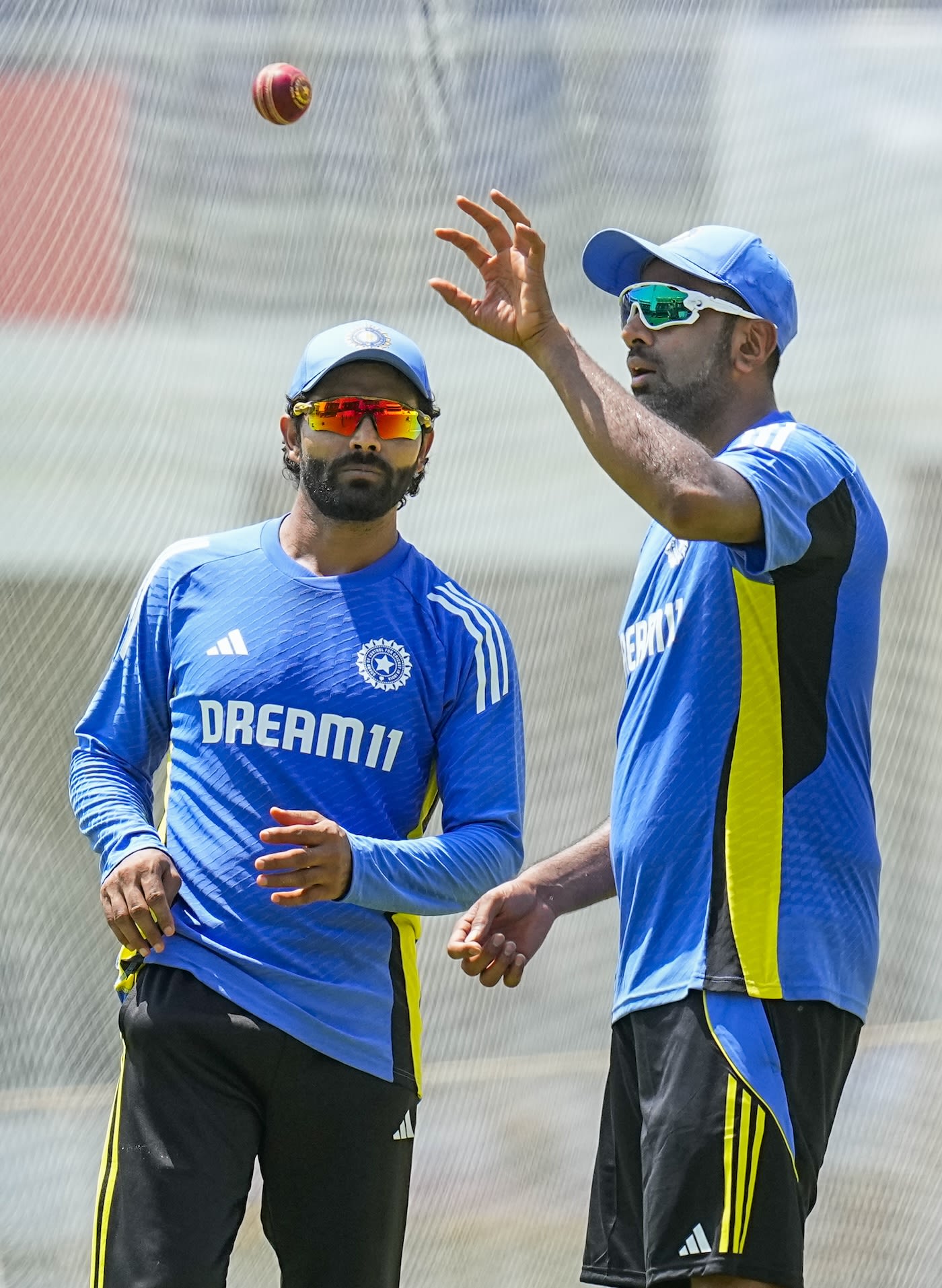 India's leading spin duo Ravindra Jadeja and R Ashwin get together with ...
