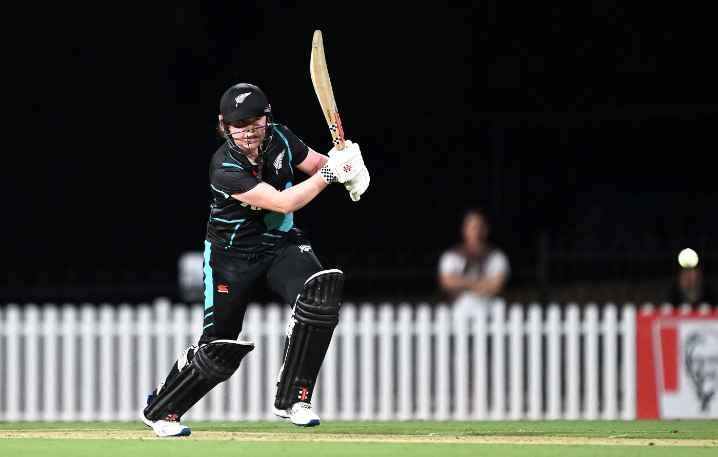 Georgia Plimmer notched up her maiden T20I fifty | ESPNcricinfo.com