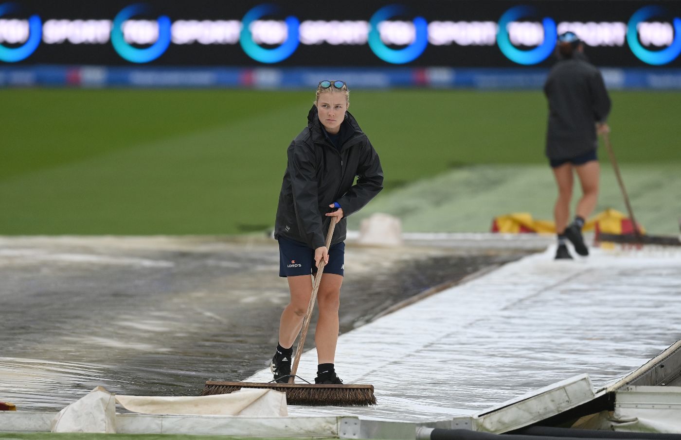 The mop-up operations gets underway after rain at Lord's | ESPNcricinfo.com