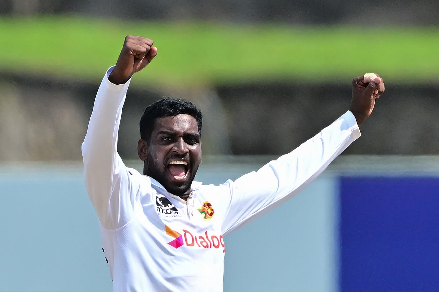 Nishan Peiris picked up the key wicket of Kane Williamson ...