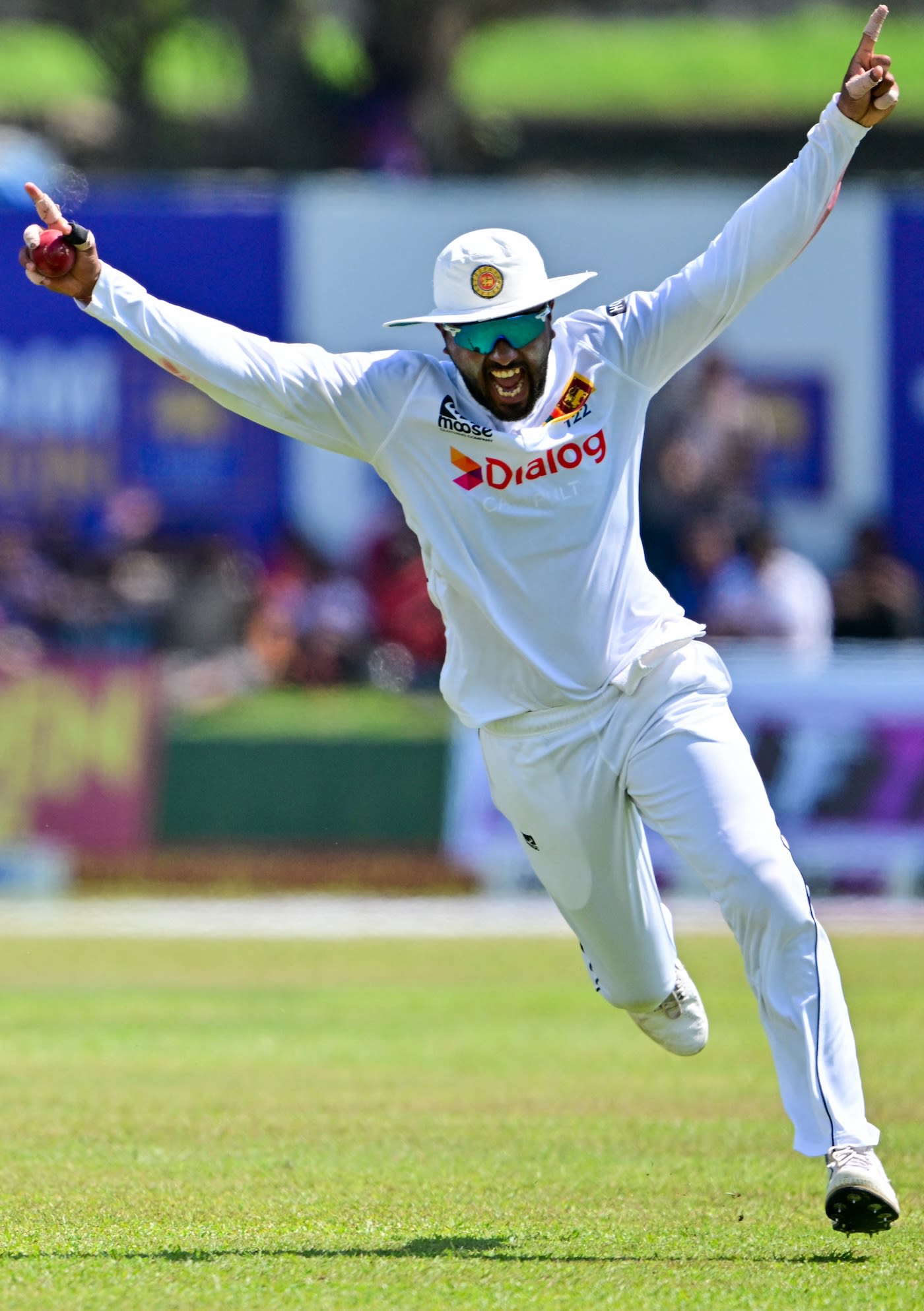 Dinesh Chandimal took a sharp catch running backwards to send back ...