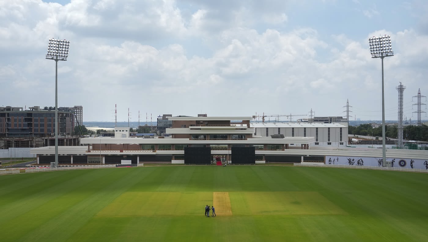 An aerial view of BCCI's new Centre of Excellence in Bengaluru ...