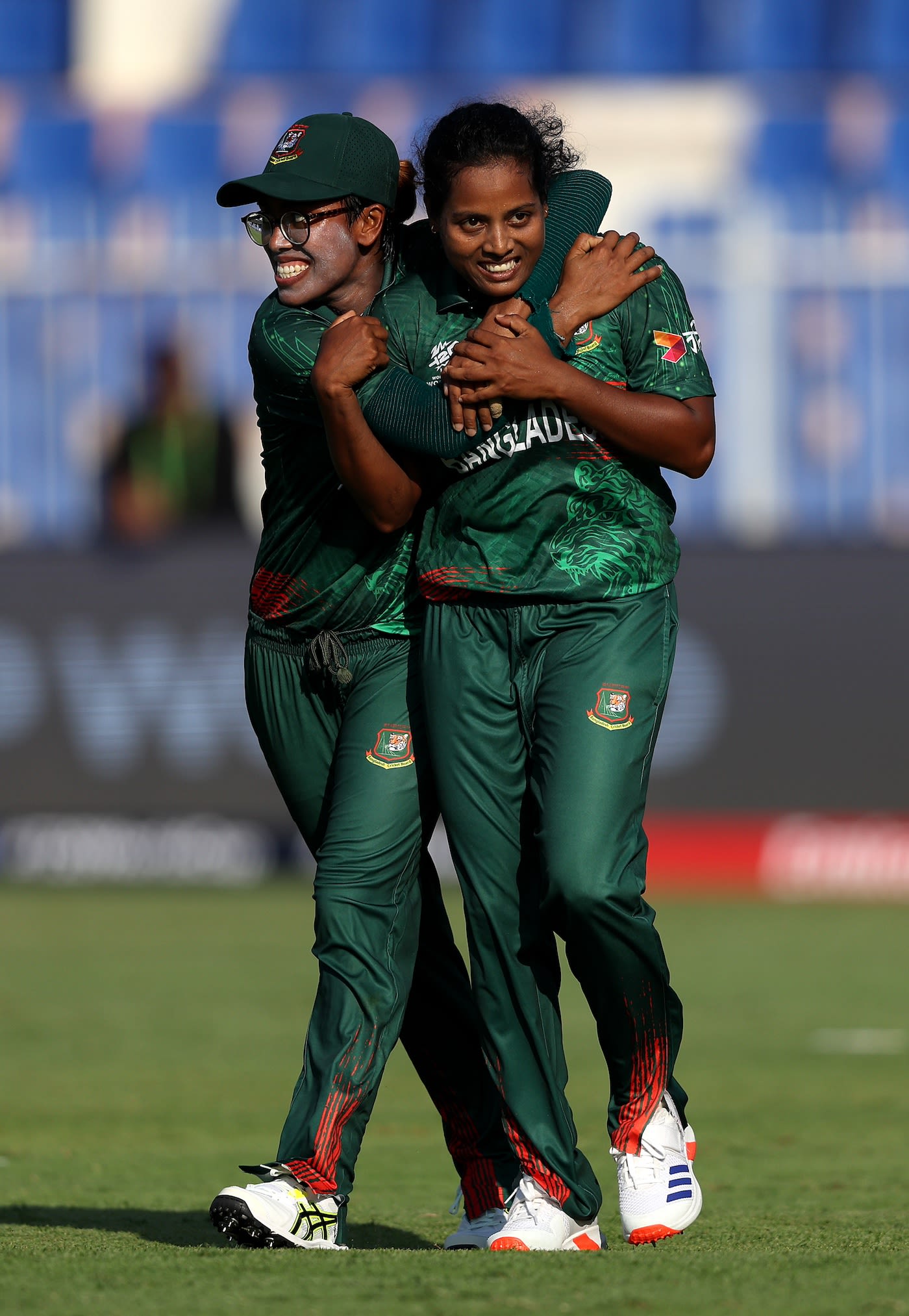 Fahima Akter and Ritu Moni celebrate a wicket | ESPNcricinfo.com