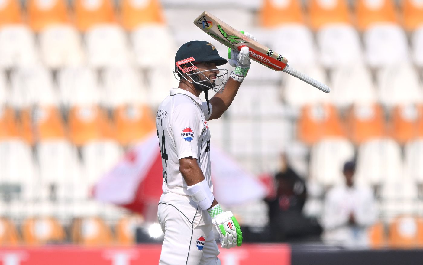 Shan Masood brought up his first century as Pakistan captain ...