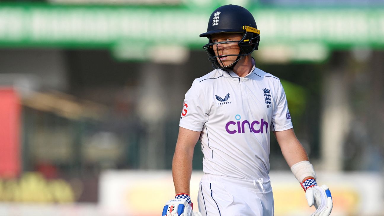 Pak vs Eng, 1st Test - Ollie Pope succumbs to the chaos as batting ...