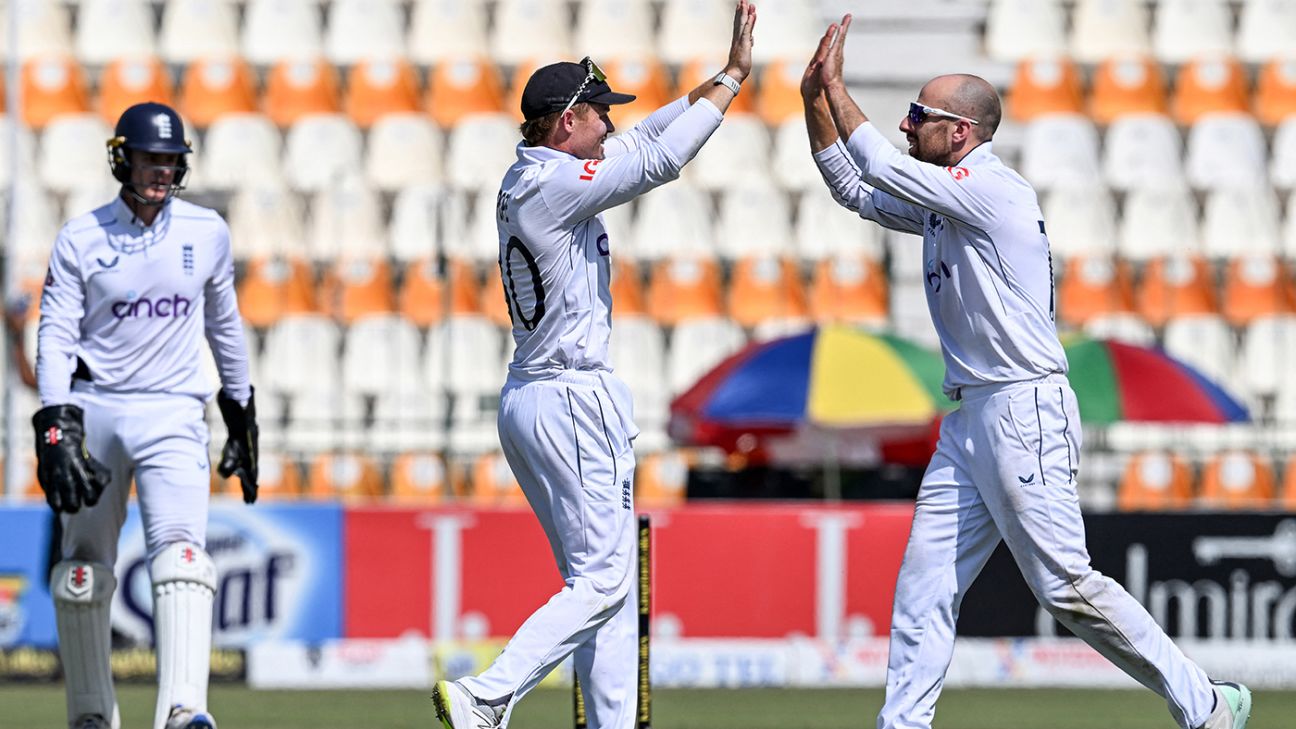 Pak vs Eng - Jack Leach, England's unlikely Asia enforcer, comes to the ...