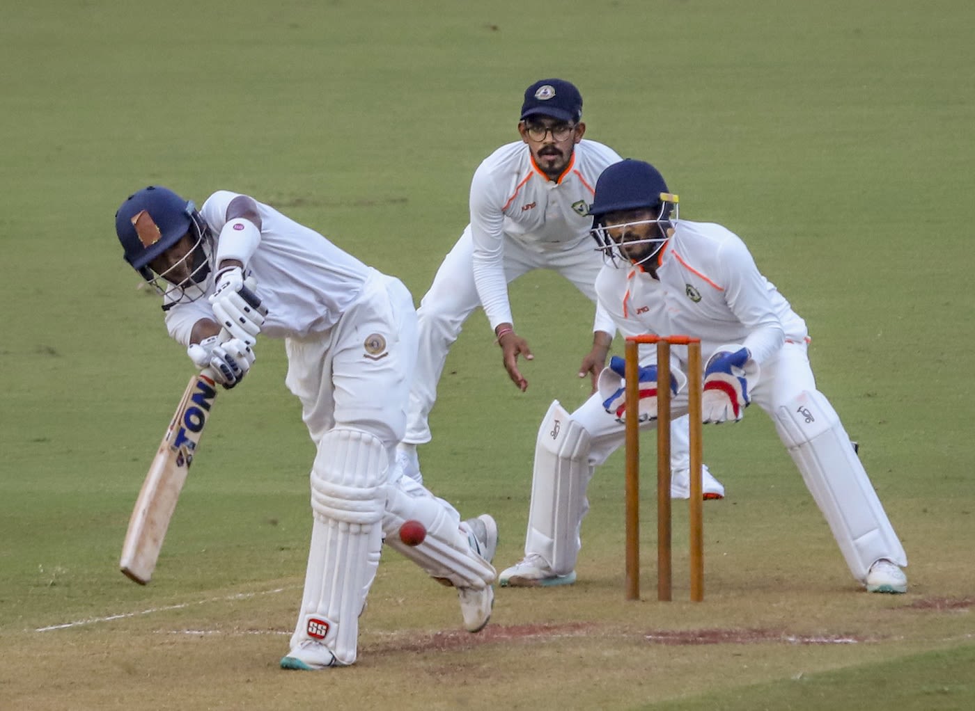 Shaik Rasheed knocks the ball into the leg side | ESPNcricinfo.com