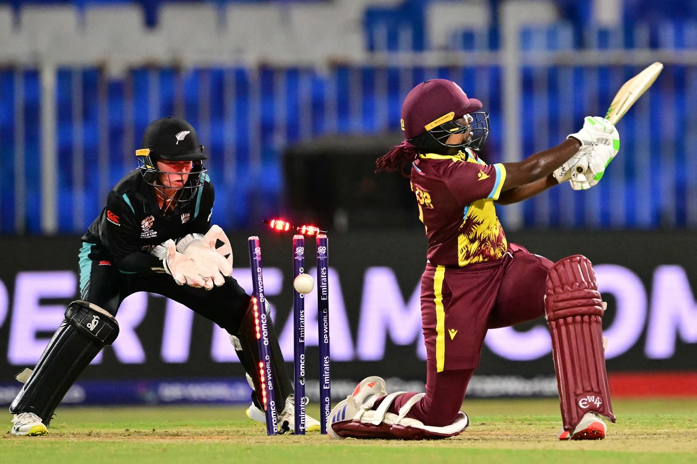 Stafanie Taylor swipes across the line and misses | ESPNcricinfo.com