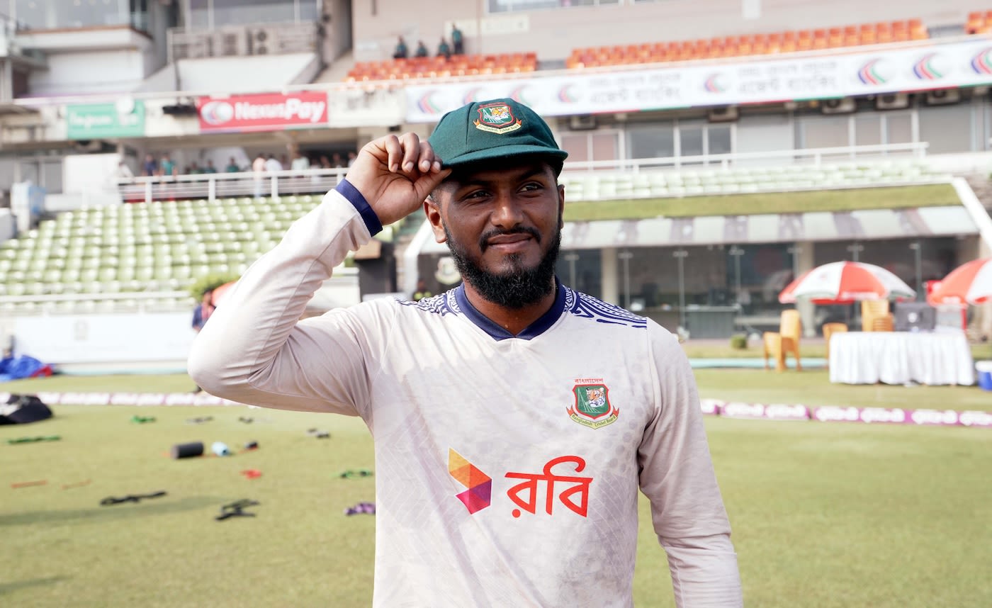 Jaker Ali was handed his Test cap | ESPNcricinfo.com
