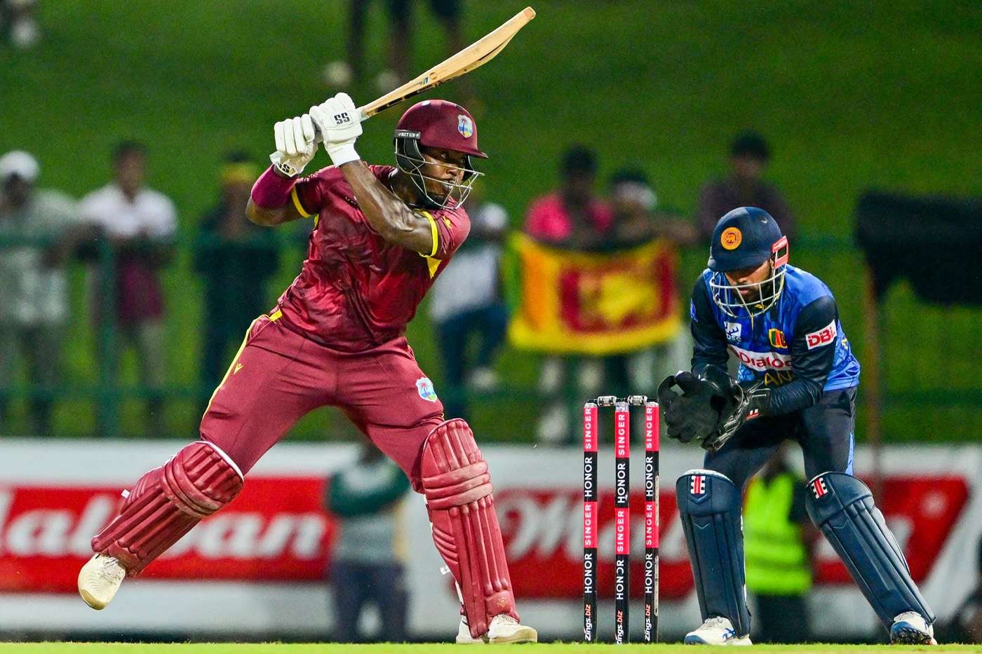 Sherfane Rutherford made 80 off 82 balls | ESPNcricinfo.com